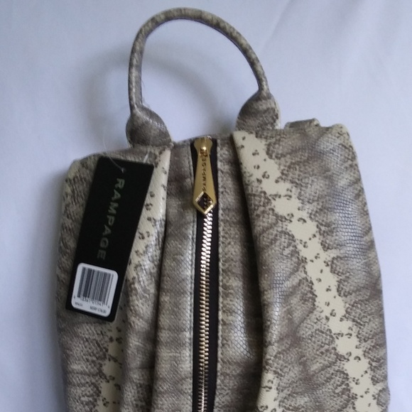 Rampage | Bags | Nwt Rampage Wild Snake North South Backpack | Poshmark